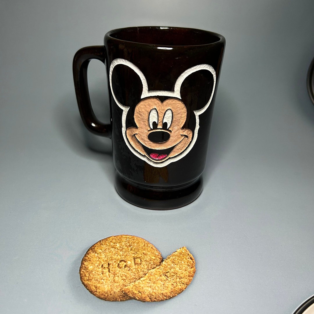 Mickey Mouse Coffee Cup, Handmade, Artisan Coffee Cup, Ceramic Coffee ...