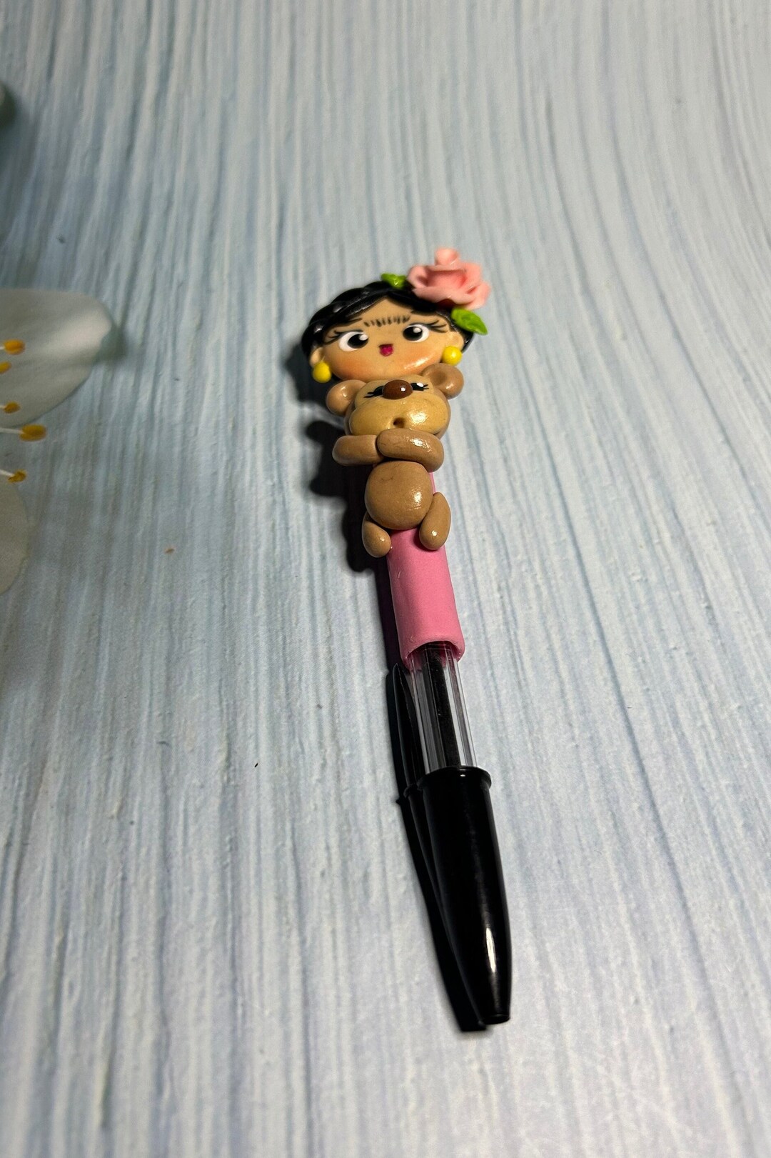 Handcrafted Mexican Frida Kahlo Pens, Unique Cold Porcelain Art Gift ...