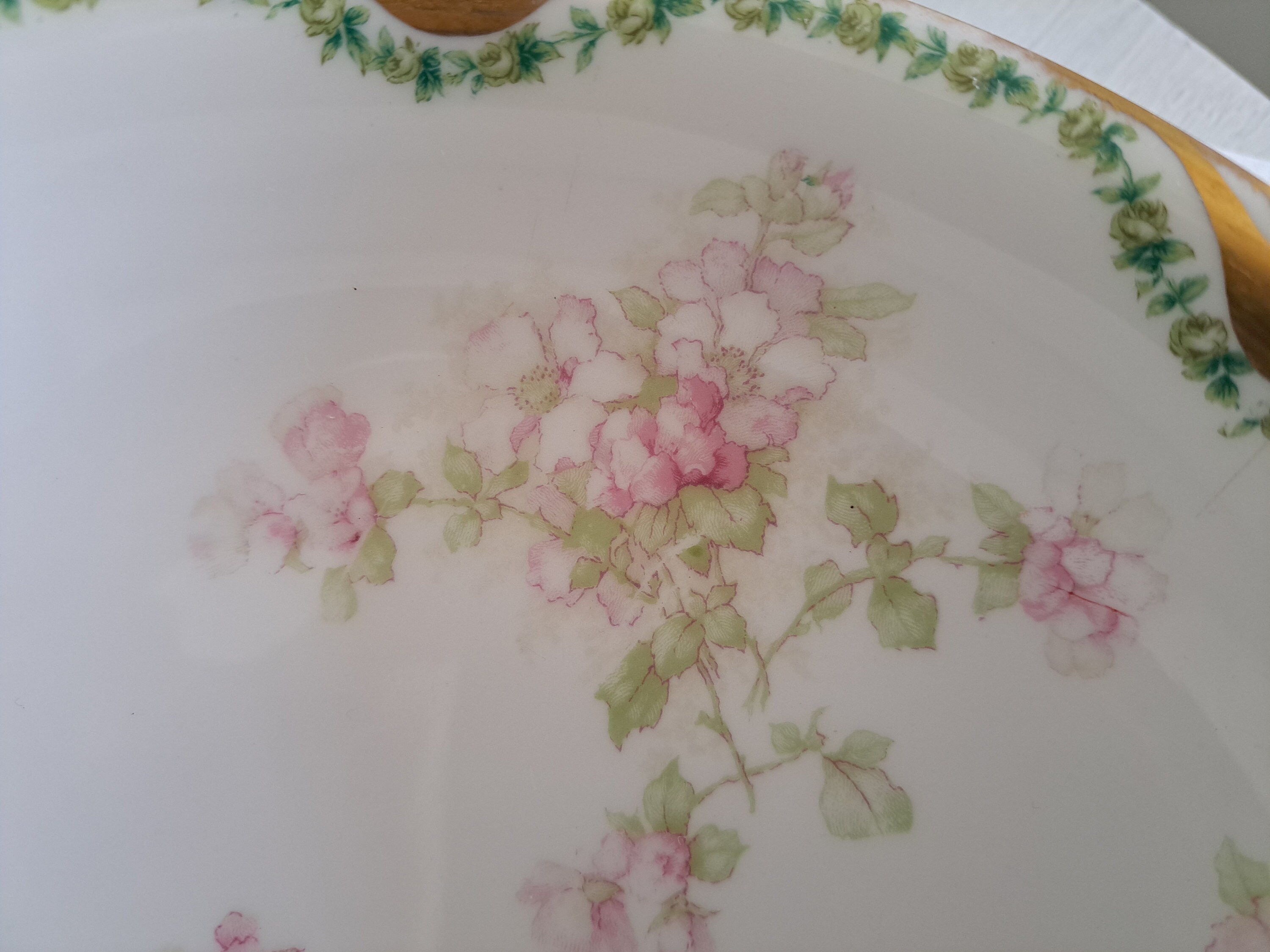 Vintage Haviland Limoges Schleiger 66 Apple Blossom Pattern Serving ...