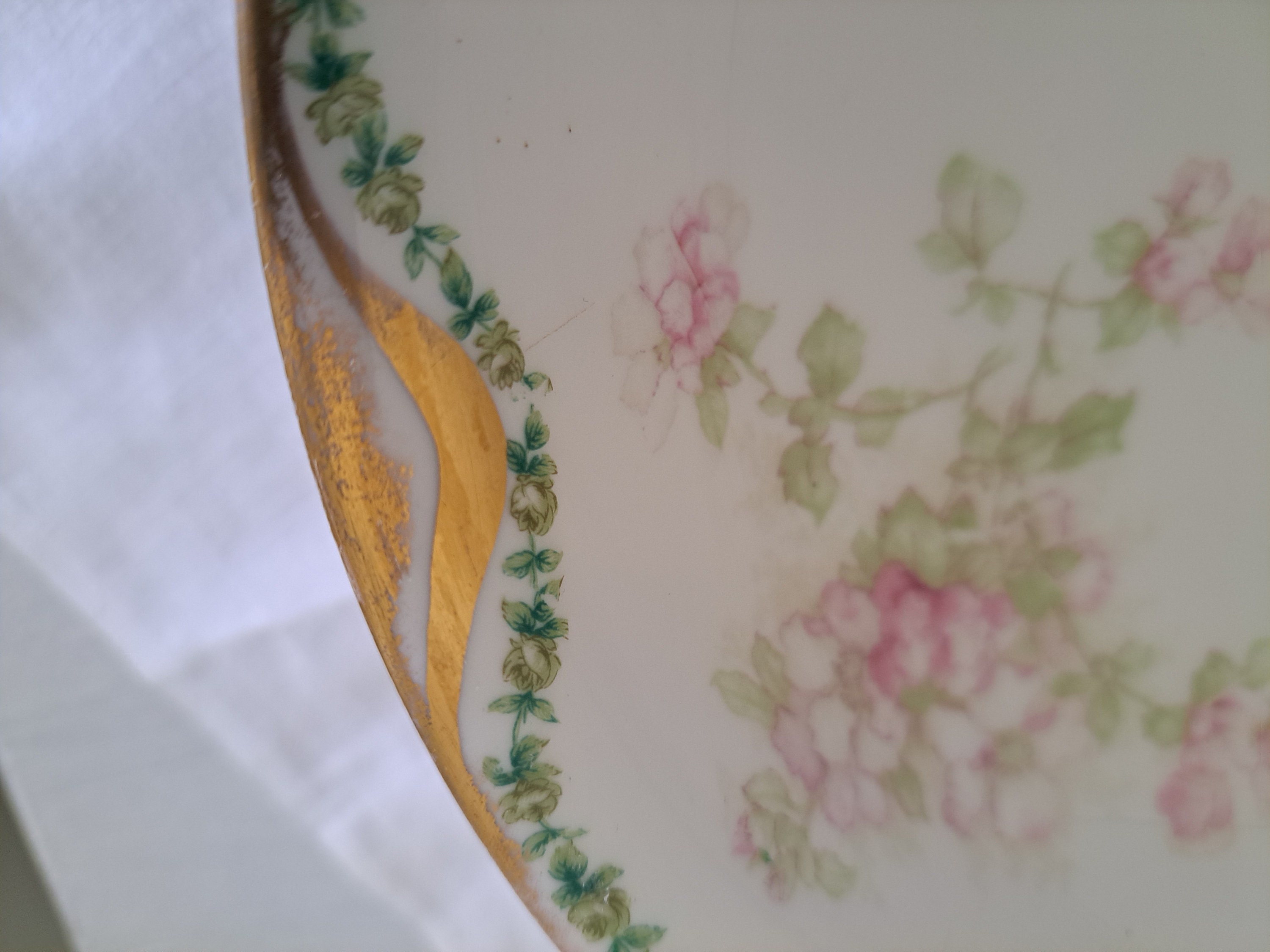 Vintage Haviland Limoges Schleiger 66 Apple Blossom Pattern Serving ...