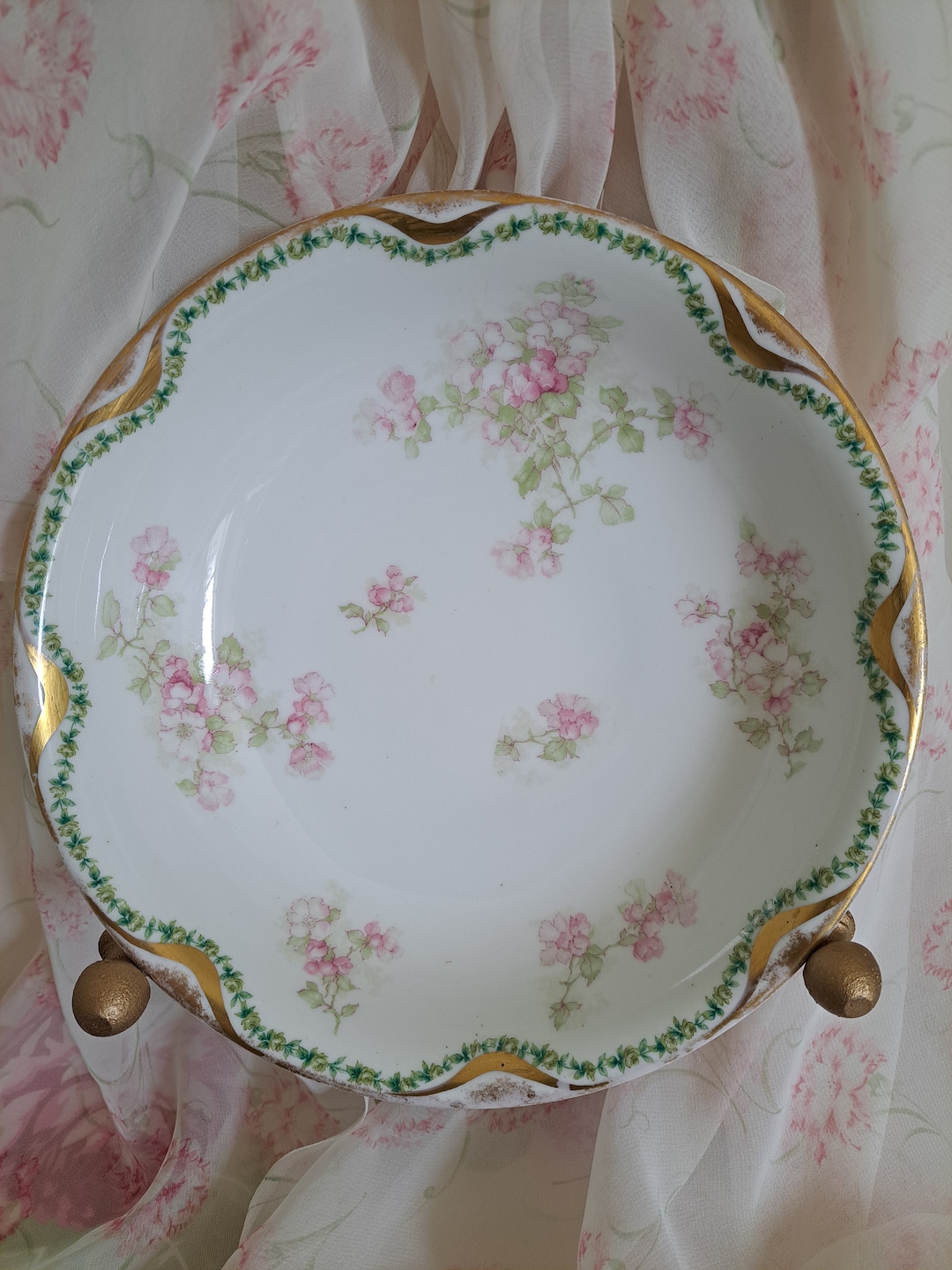 Vintage Haviland Limoges Schleiger 66 Apple Blossom Pattern - Etsy