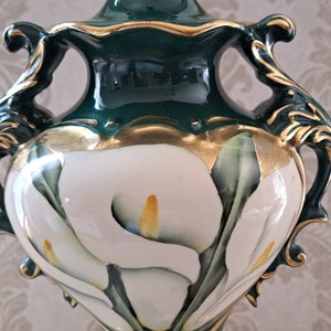 Vintage Porcelain Calla Lily Lamp Exquisite Design - Etsy