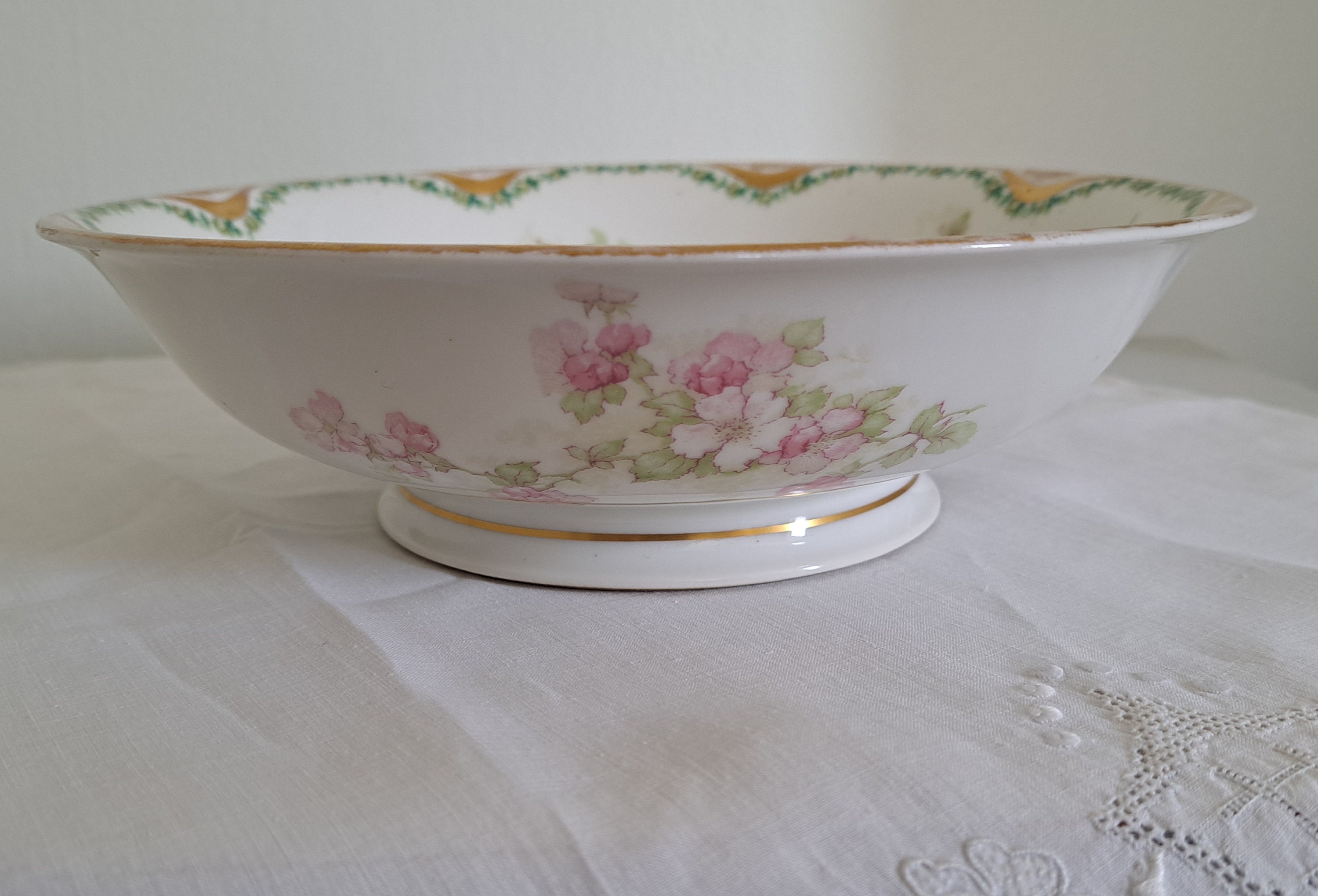 Vintage Haviland Limoges Schleiger 66 Apple Blossom Pattern Serving ...