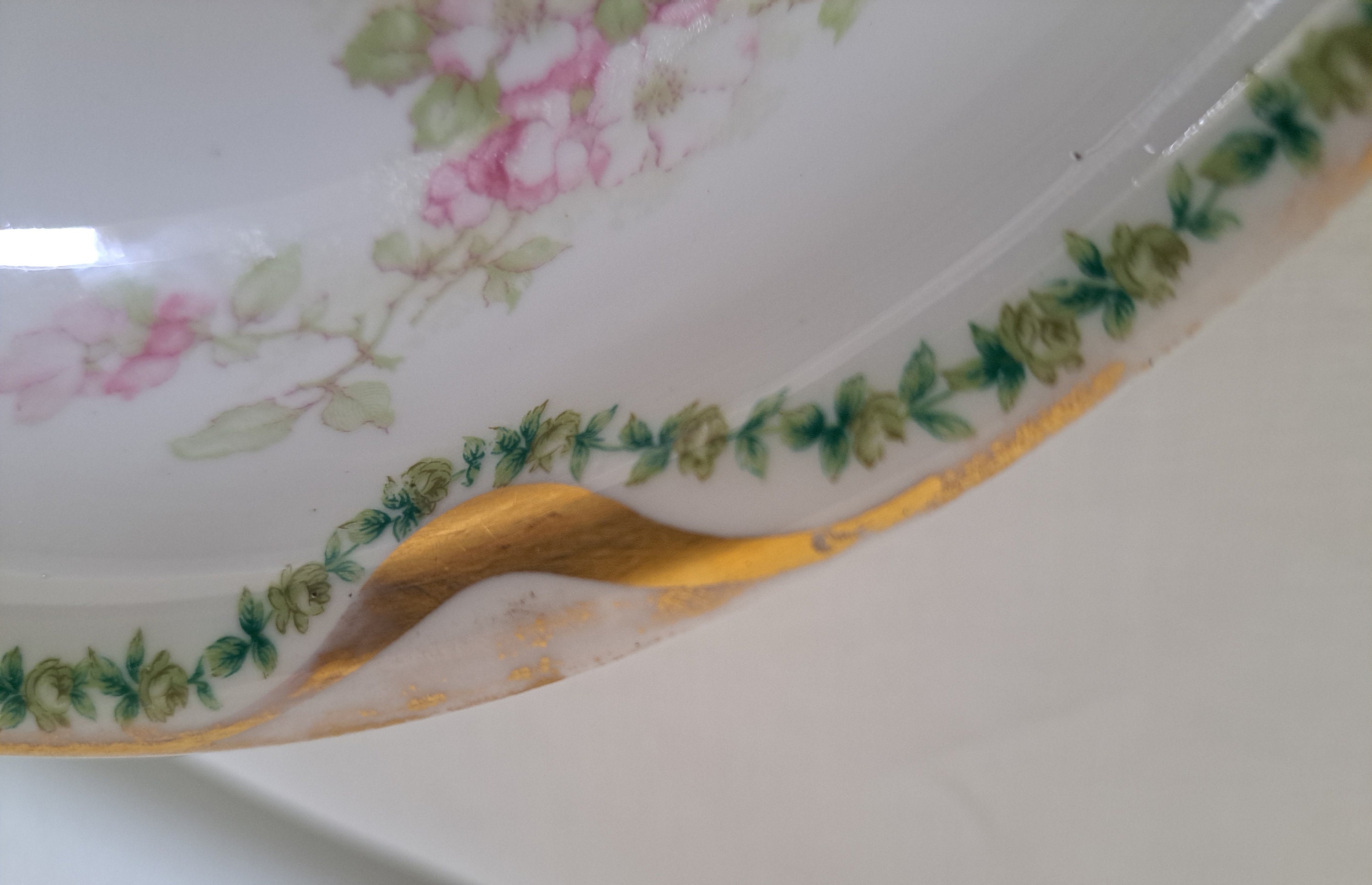 Vintage Haviland Limoges Schleiger 66 Apple Blossom Pattern Serving ...