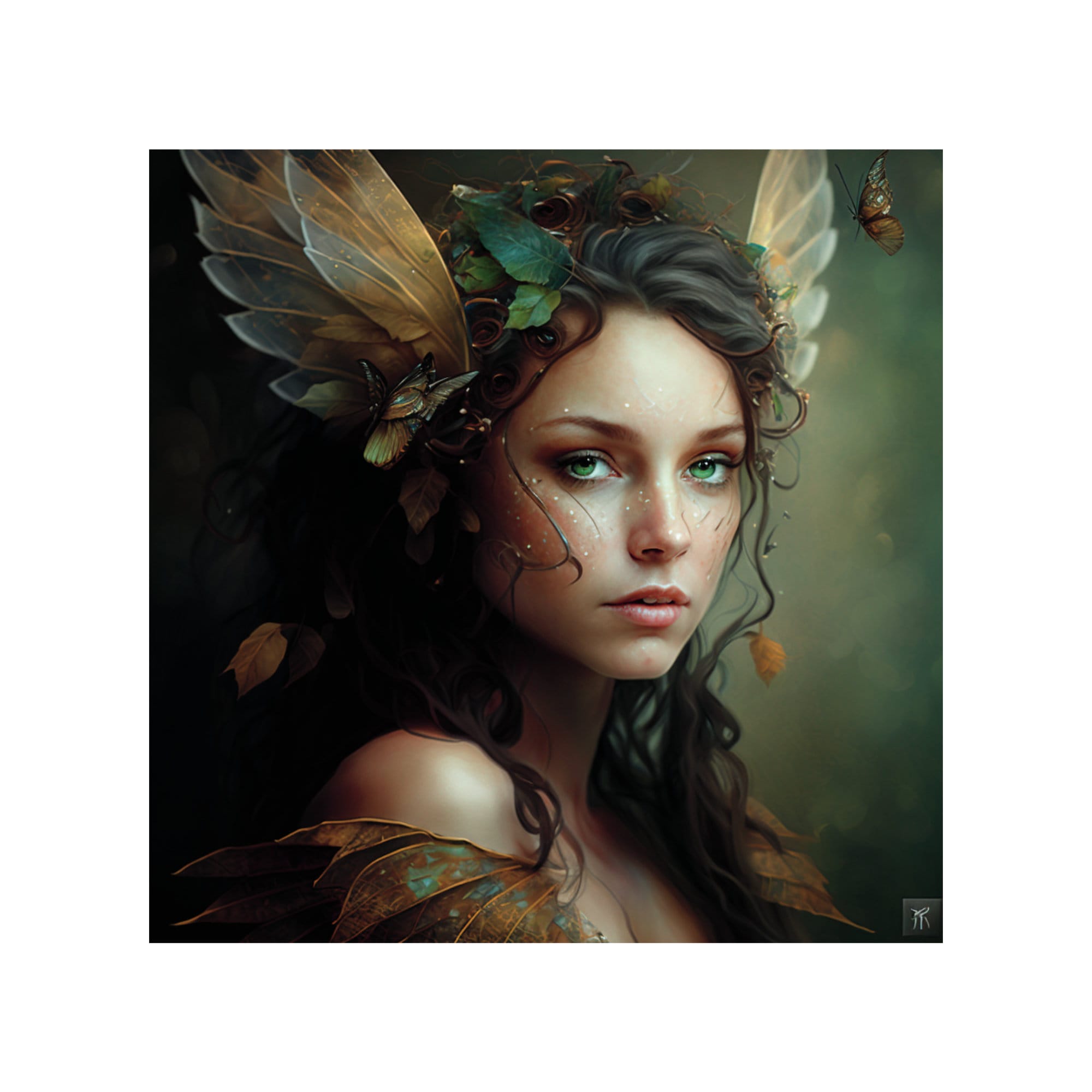 Beautiful Fairy, Digital Wall Art Print, Fairy Graphic, AI Digital Art ...