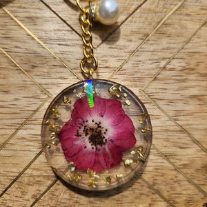 Botanical Beauty: Real Flower Shaped Keychain – Choose From an Array of ...
