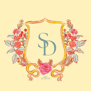 Couple Crest Custom Made - Etsy