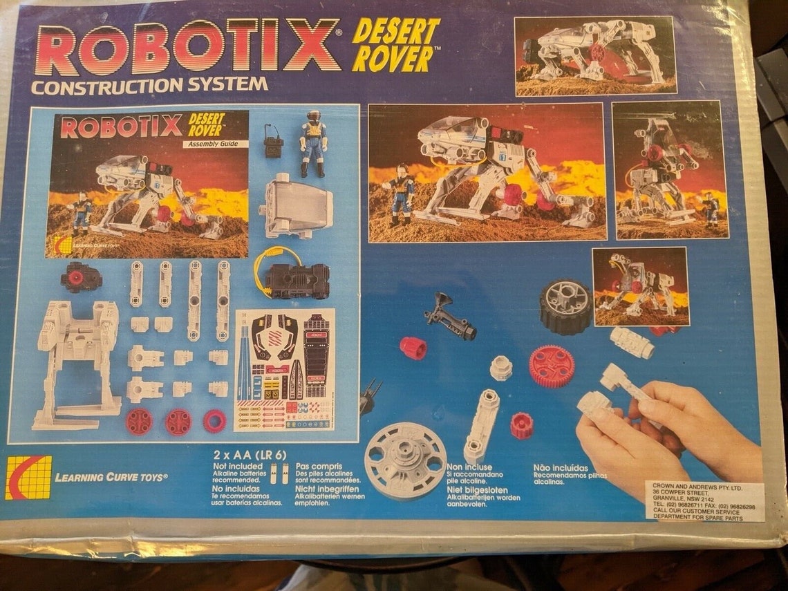 Rare Robotix Desert Rover Construction System 1997 New, Still in Shrink ...