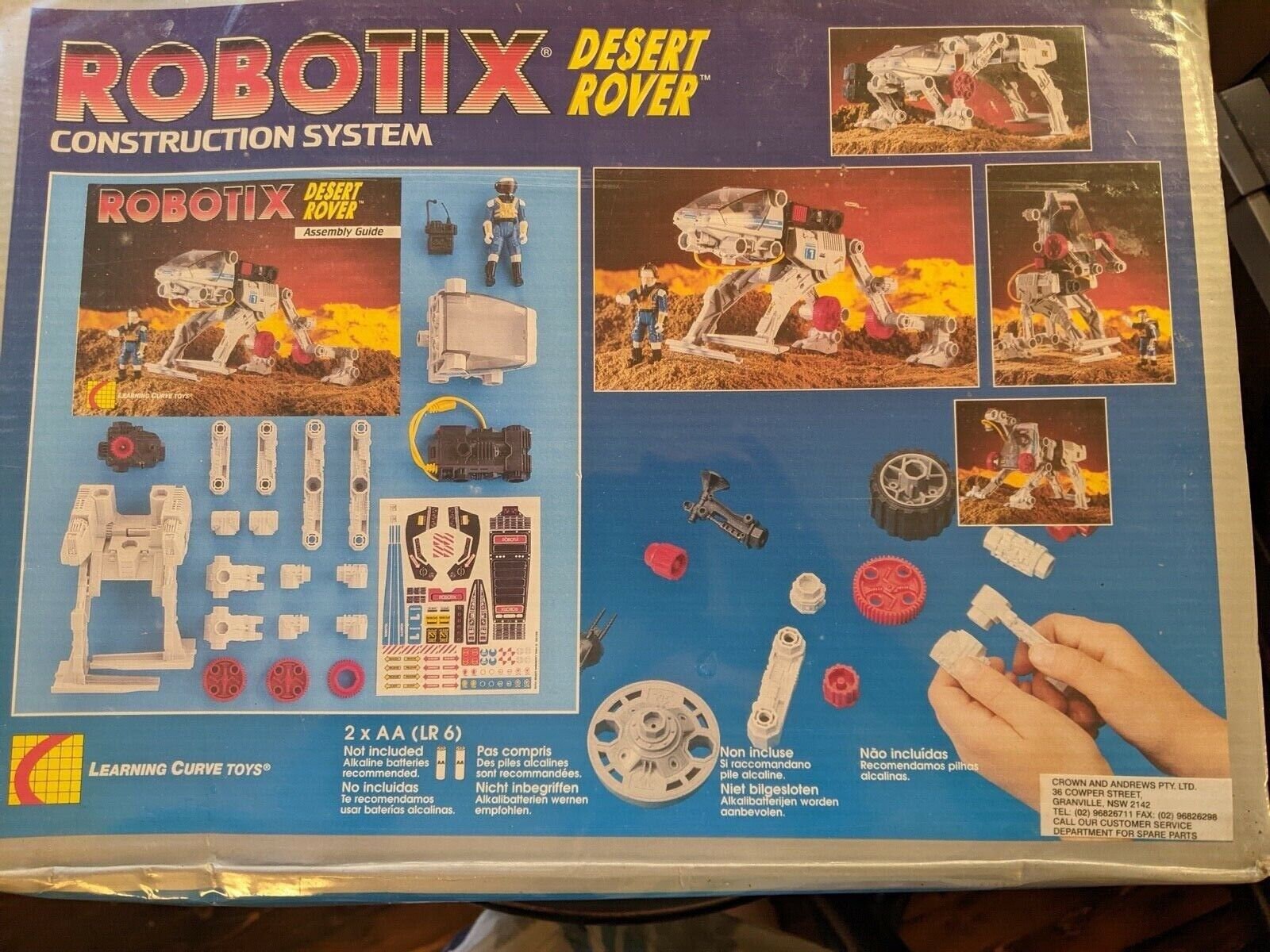 Rare Robotix Desert Rover Construction System 1997 New, Still in Shrink ...