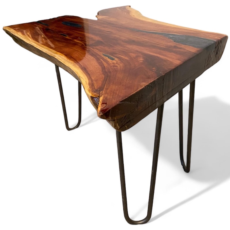 Live Edge Side Table - Etsy