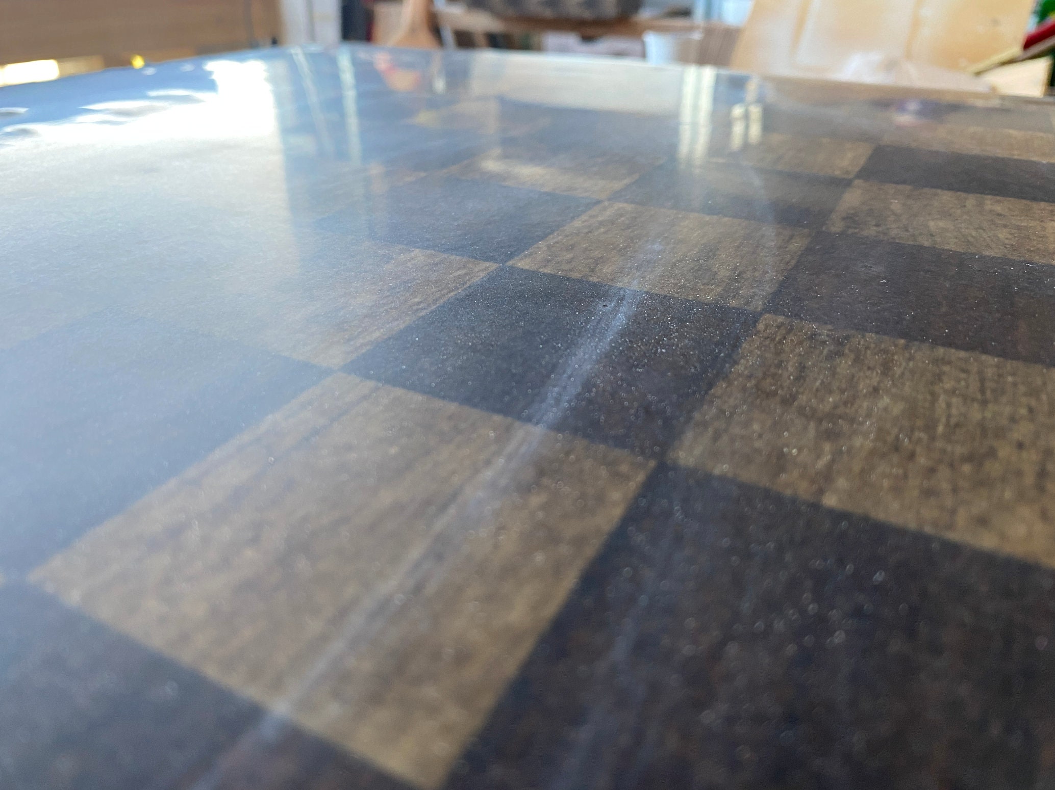 Broken Glass Chess Board Pattern Countertops/tabletops/mantles/vanities ...