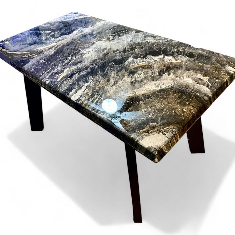 Marble Top Desk - Etsy