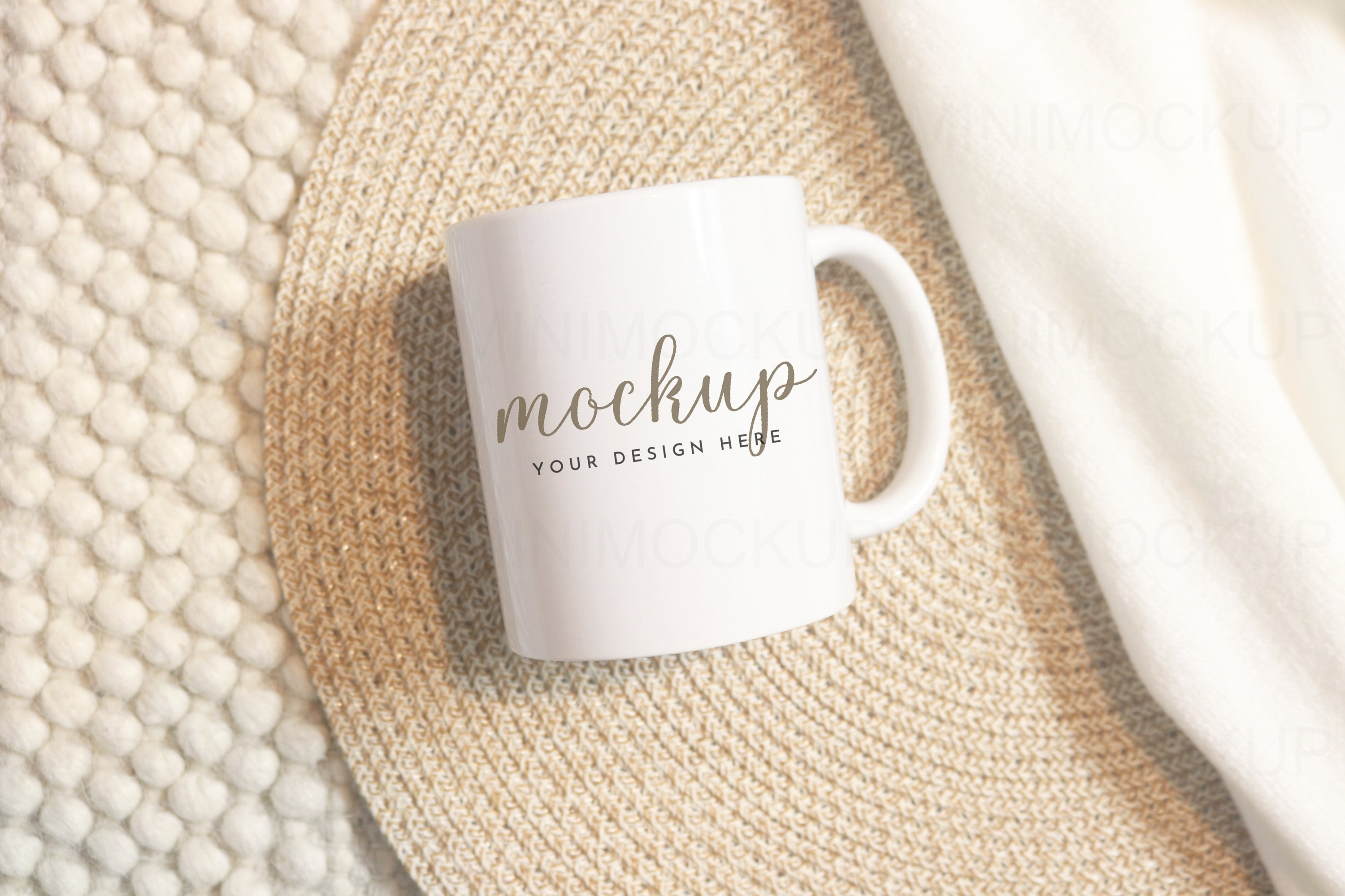 Mug Mockup 11oz Bundle Boho Collection 6 Ceramic White Coffee Cup Mock ...