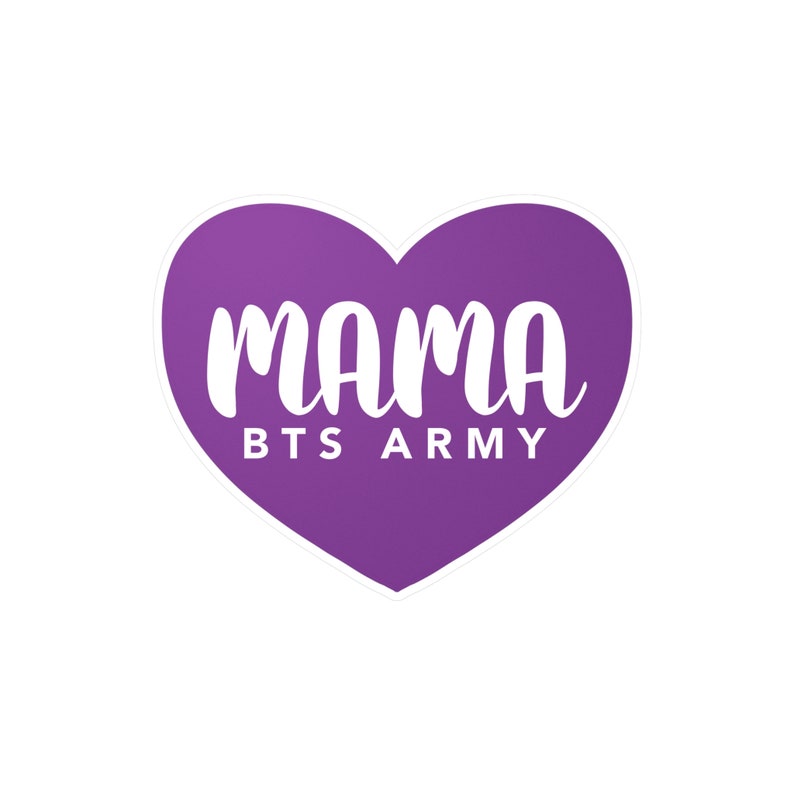 BTS Army Mama Mom Vinyl Decal Sticker - Etsy