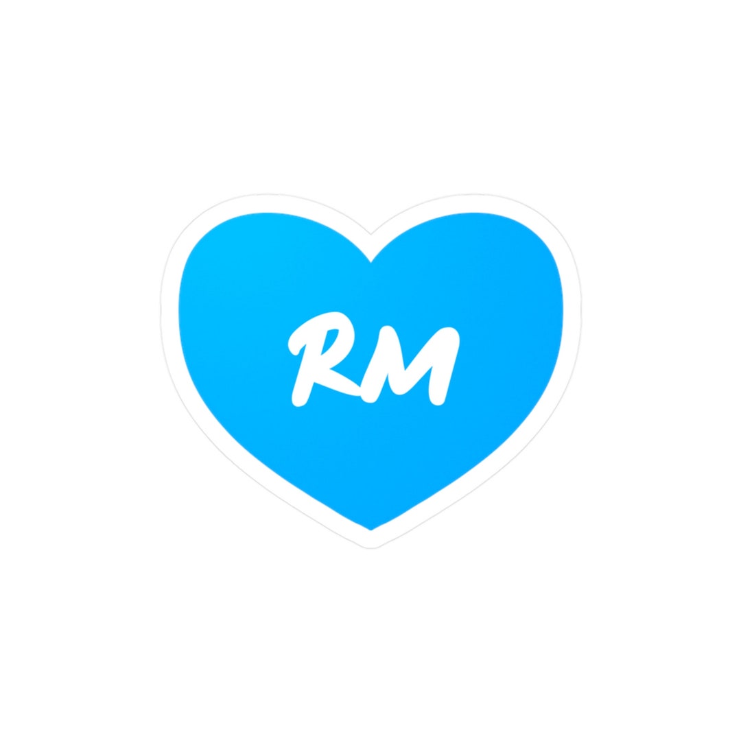 BTS RM Namjoon Bias Heart Vinyl Sticker - Etsy