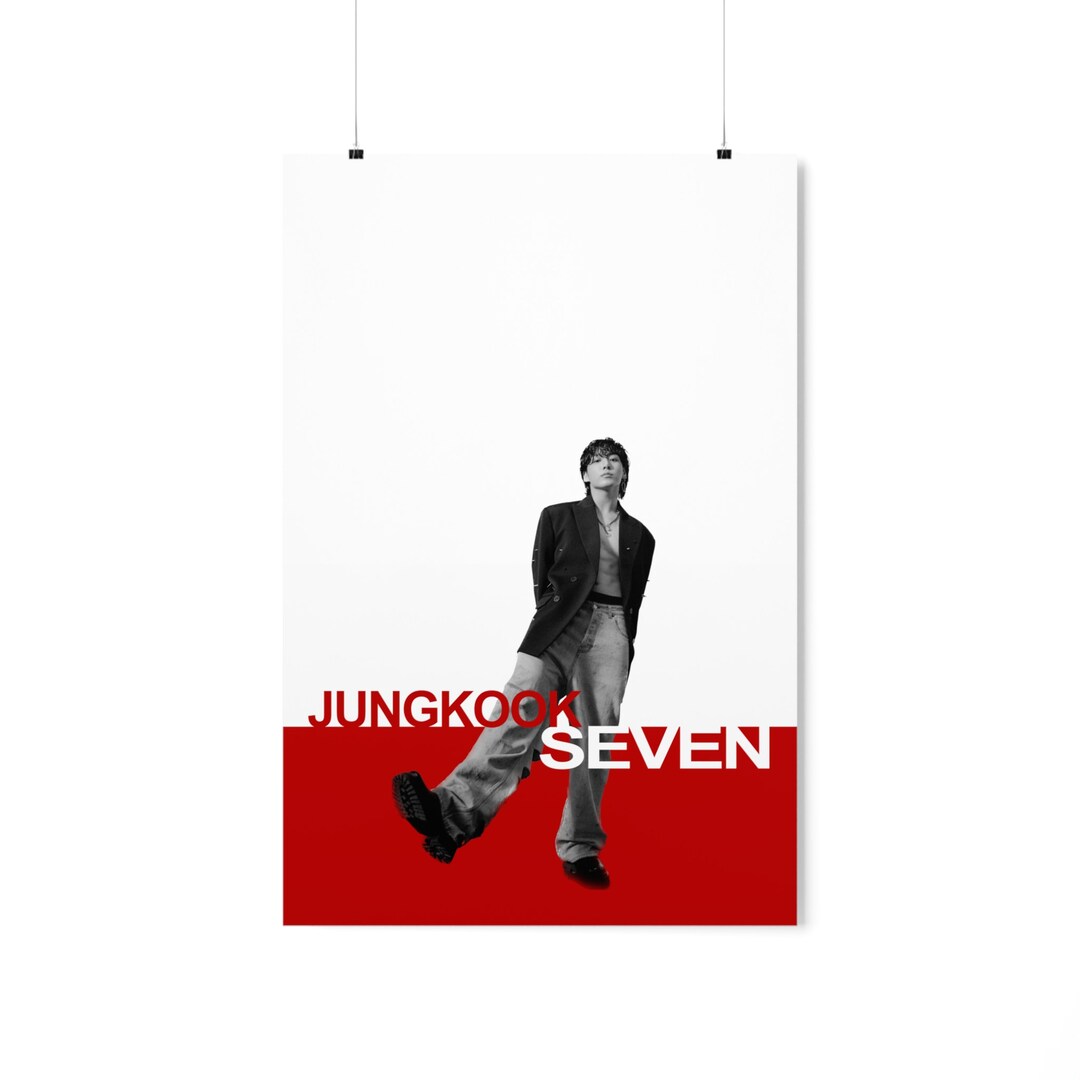 BTS Jungkook Seven Poster Art Print - Etsy