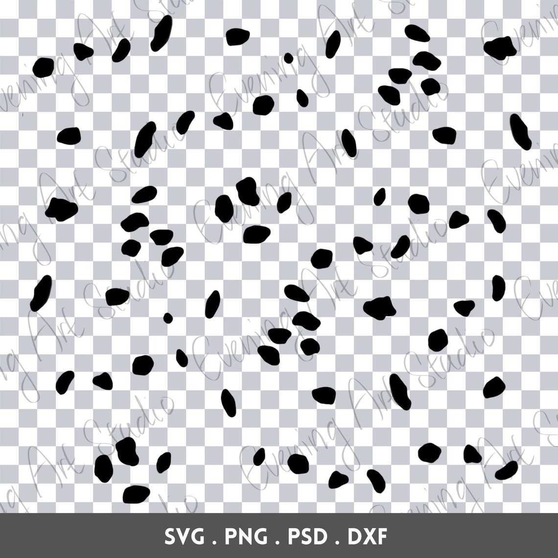 Dalmation Print, Dalmation Print Clipart, Vector Cut Files, SVG Cut ...