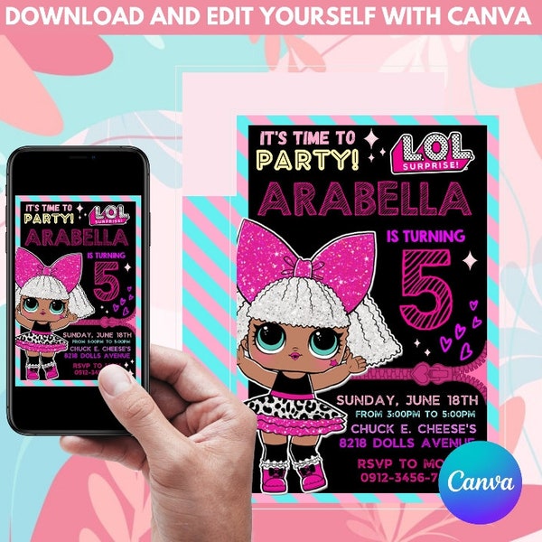 Lol Invitation - Etsy Canada