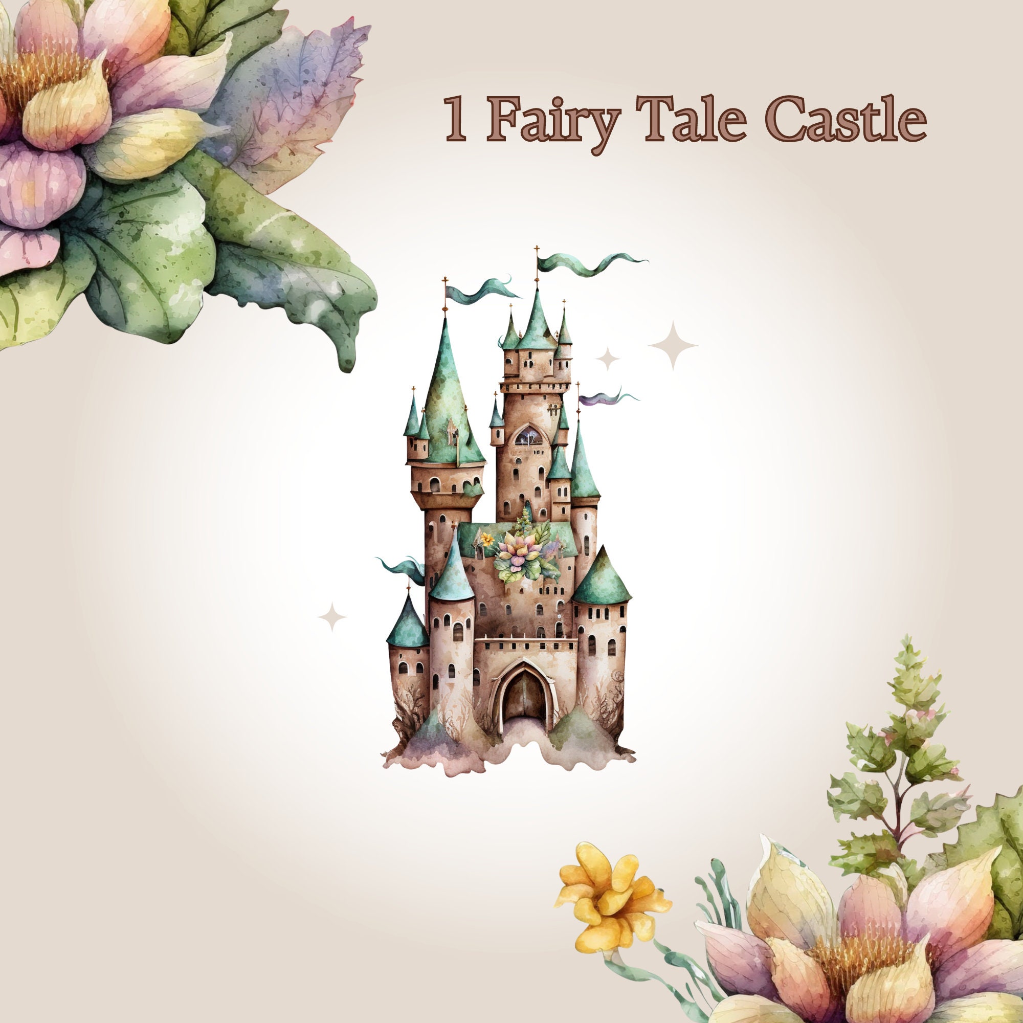 Dragon Fairy Tale Clipart Bundle 9 PNG Includes Magic - Etsy UK