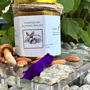 Organic Pure Amlou With Argan Oil, Almonds, and Honey Amlou 100% ...