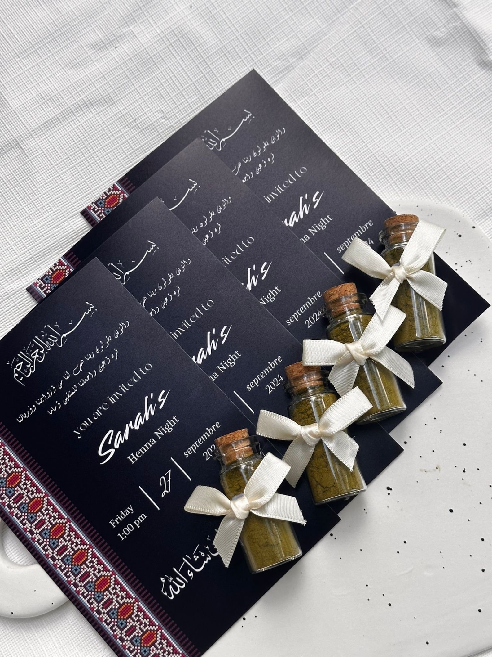 Palestine Henna Card, Henna Night, Guest Gift Bridesmaid, Custom Save ...