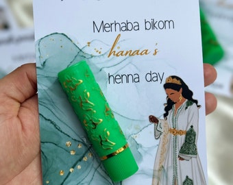 Moroccan Henna Card, Henna Night, Guest Gift Bridesmaid, Custom Save ...