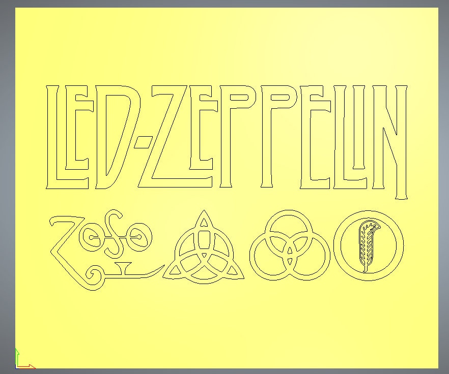 Led Zeppelin Logo Vector