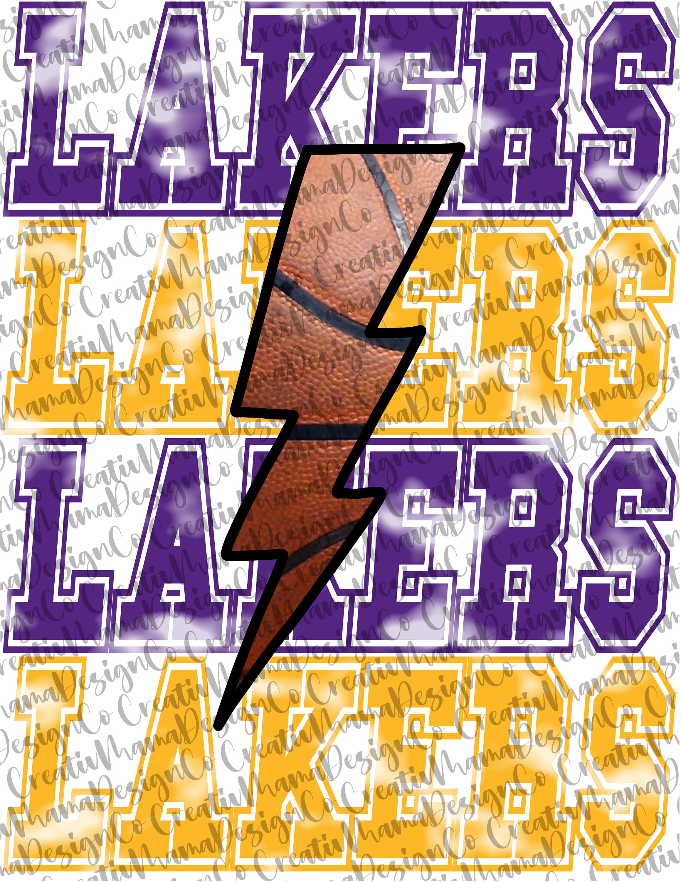 Lakers PNG Design - Etsy