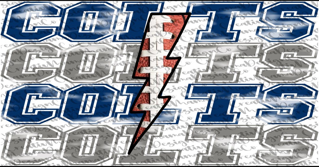 Colts License Plate Design - Etsy