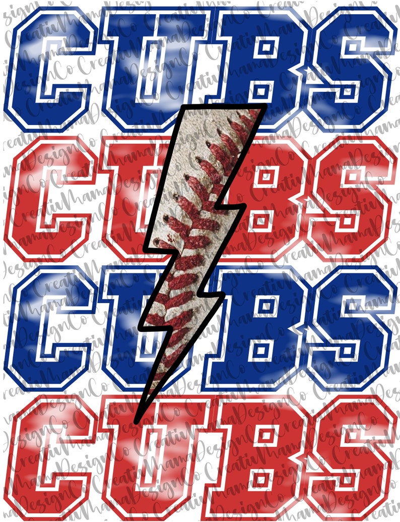 Cubs PNG Design - Etsy