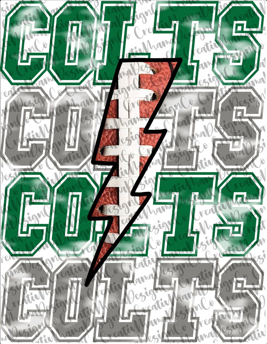 Colts - Kelly Green - Etsy