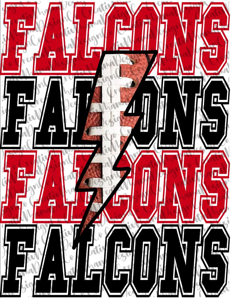 Falcons Digital Design - No Cloud Effect - Etsy