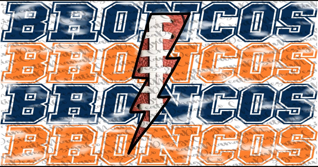 Broncos License Plate Design - Etsy