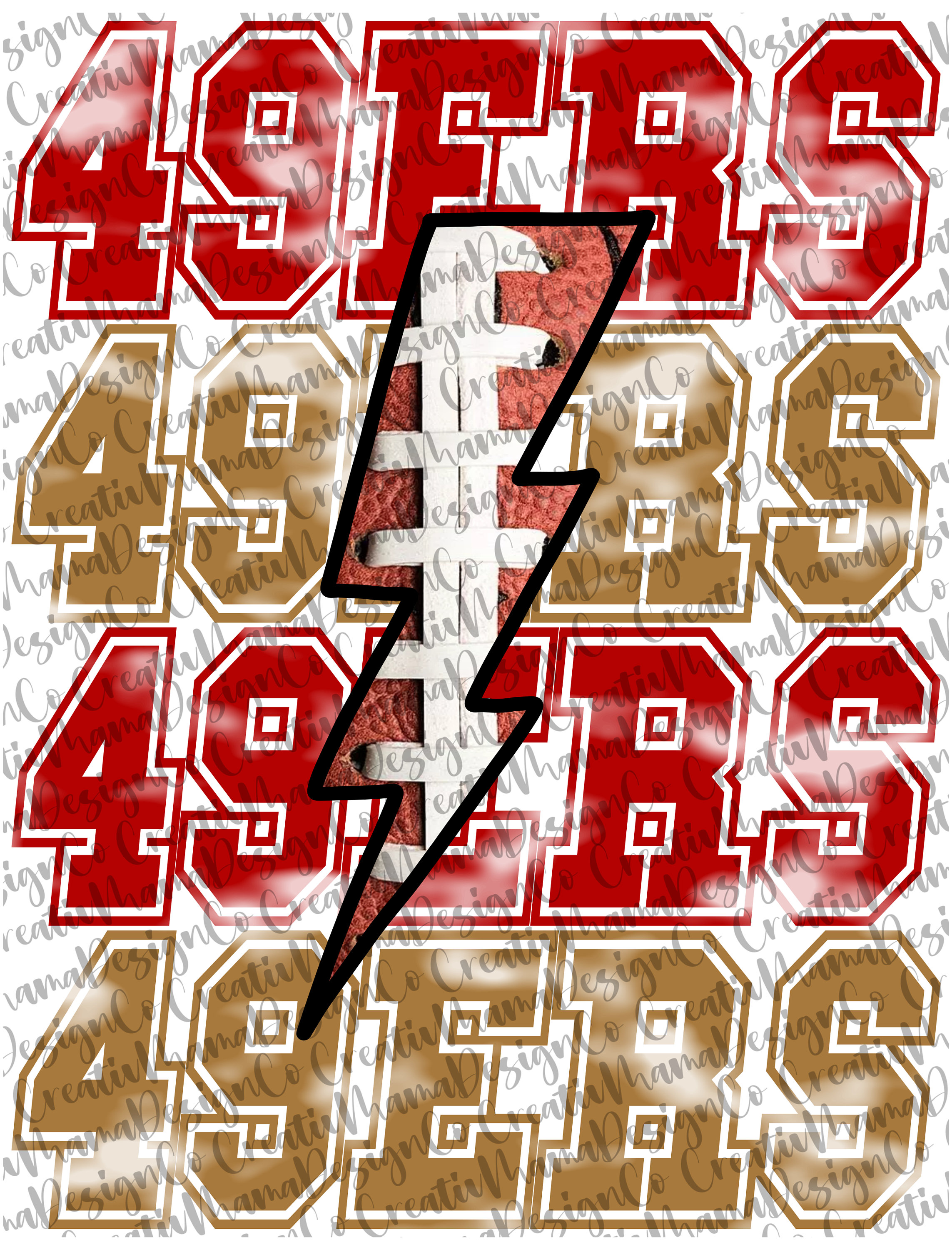 Niners PNG Design - Etsy