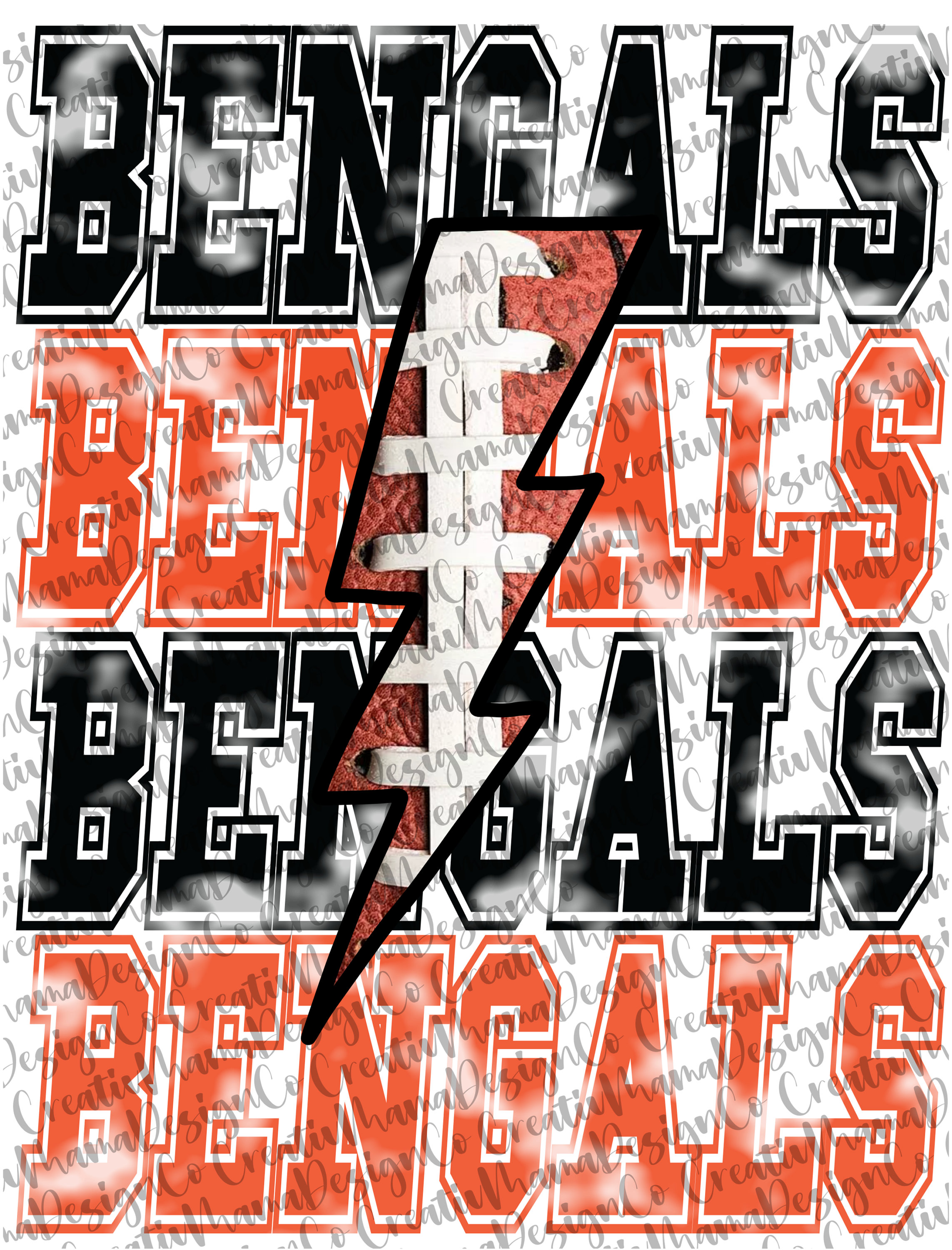 Bengals PNG Design - Etsy