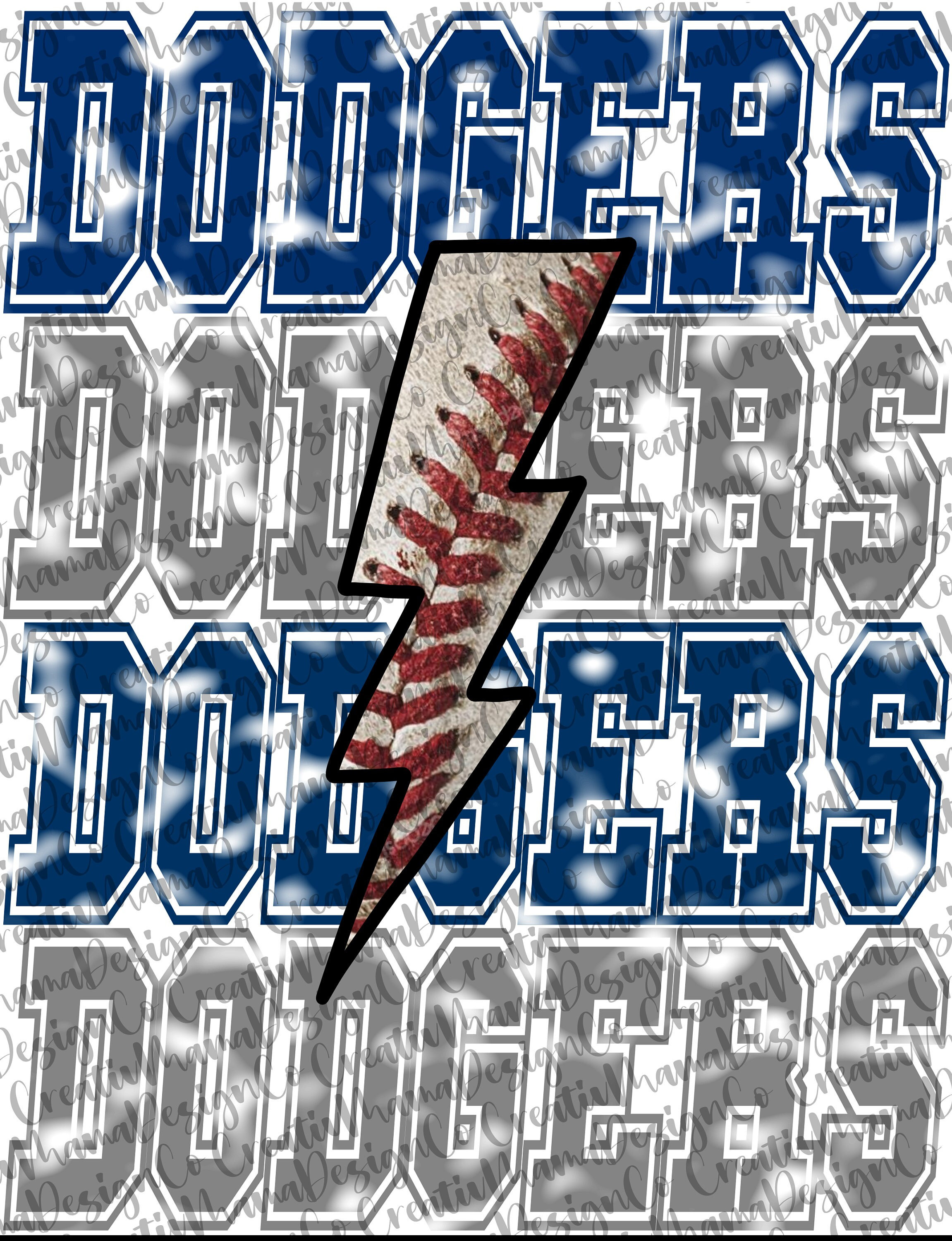 Dodgers PNG Design - Etsy