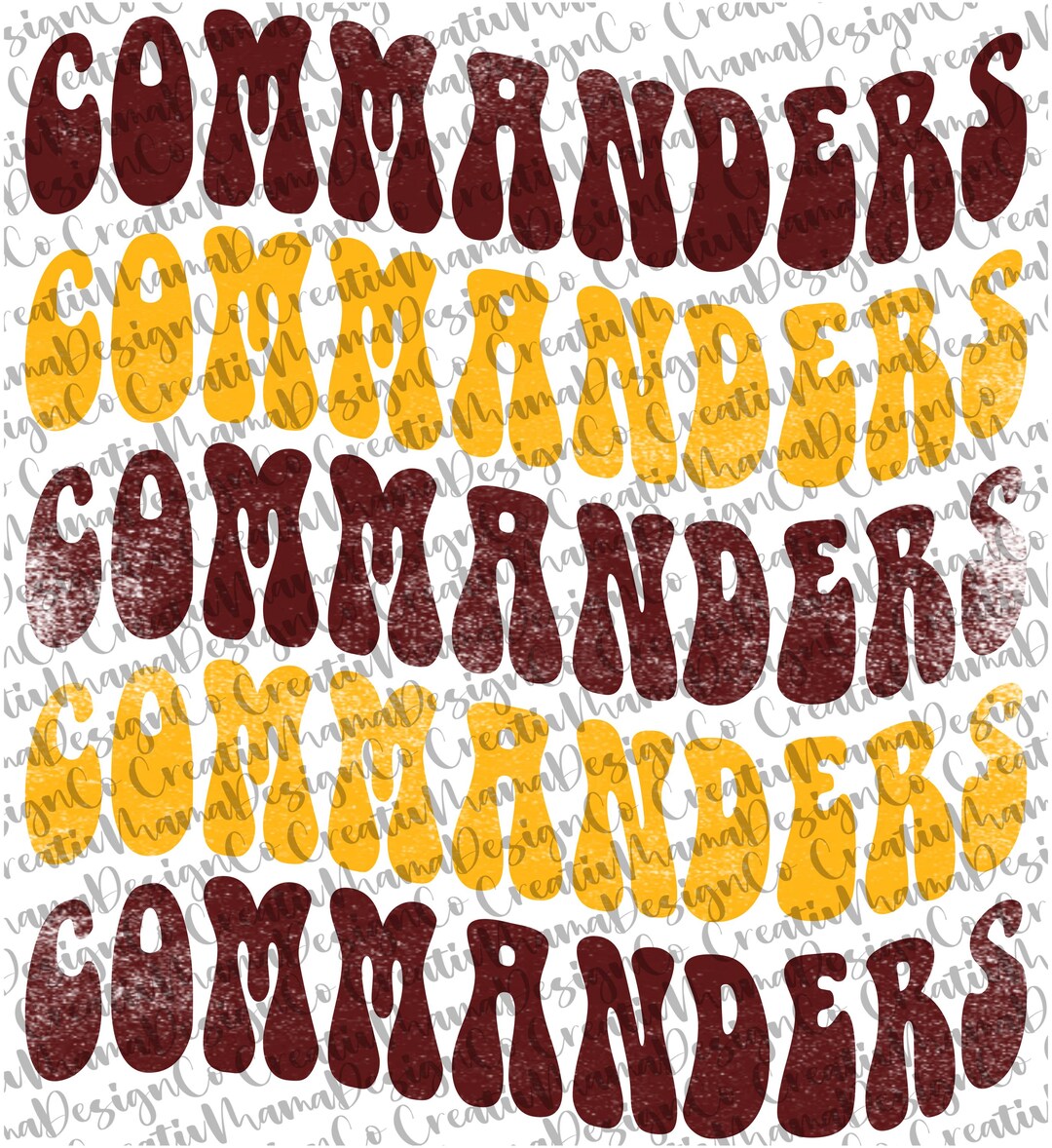 Commanders - Retro - Etsy
