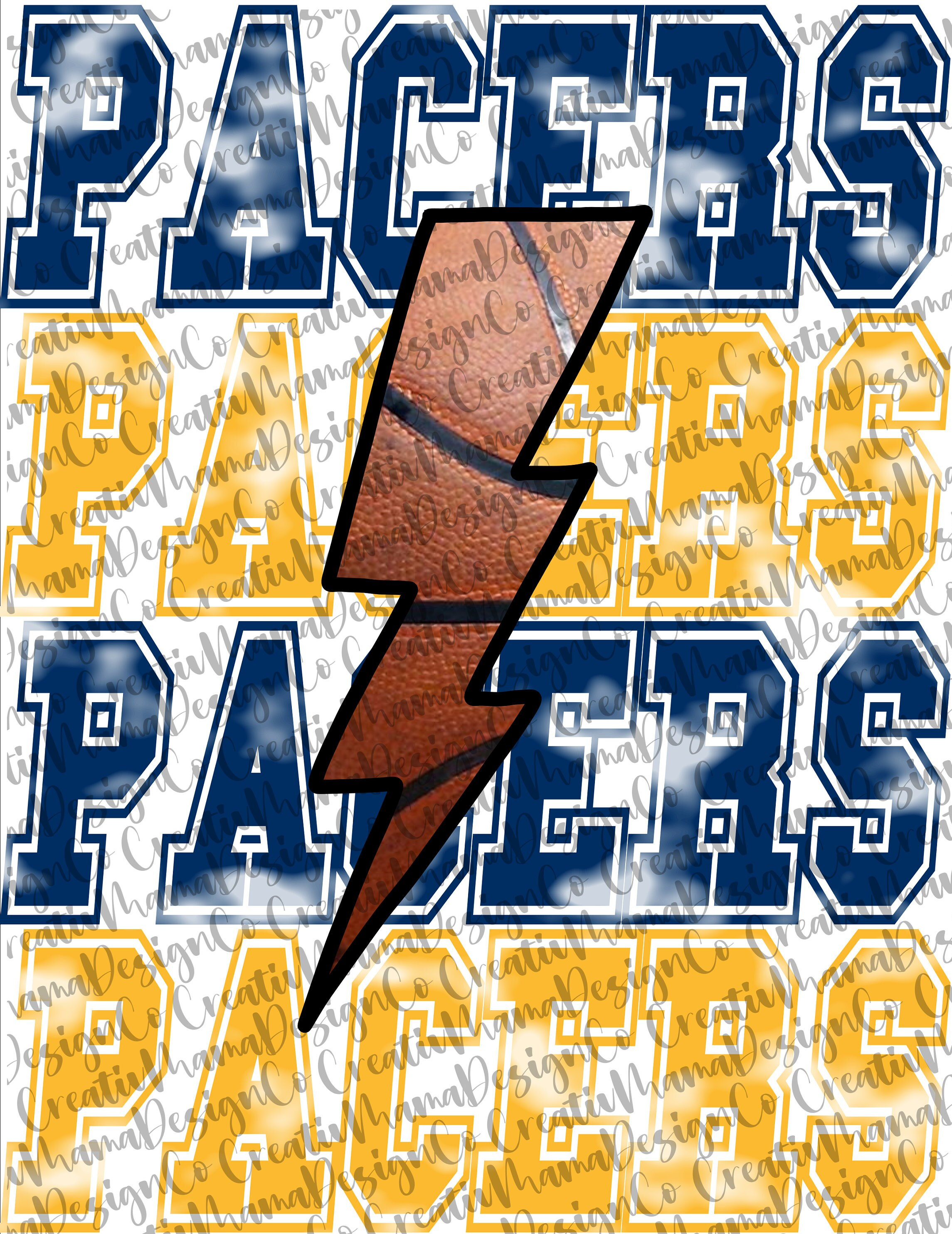 Pacers PNG Design - Etsy