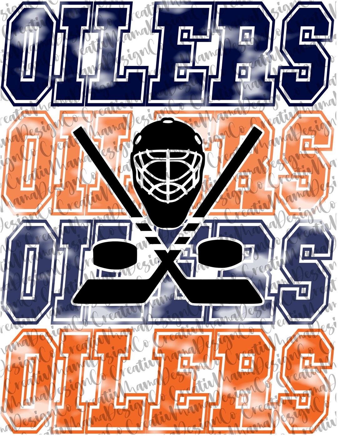 Oilers PNG Design - Etsy