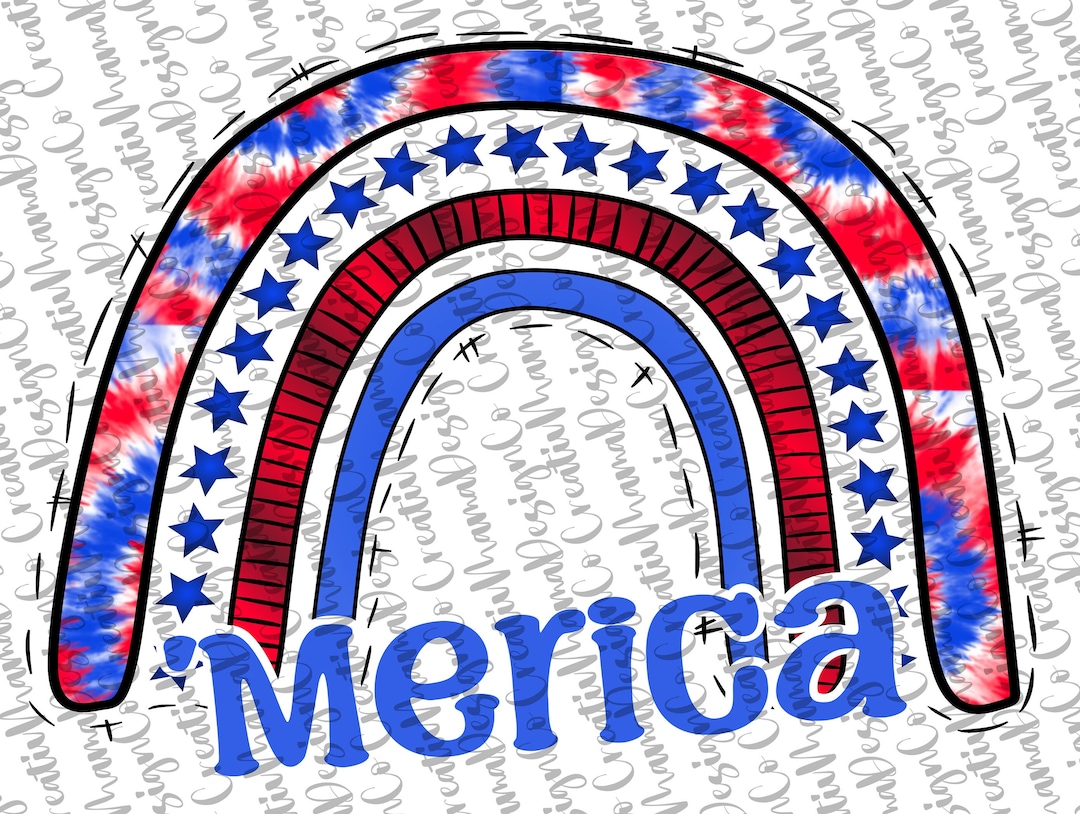 Merica Rainbow - Etsy