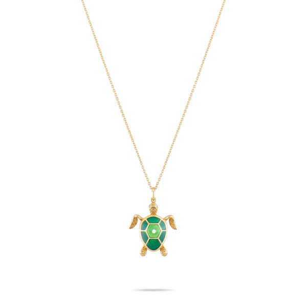 Turtle Necklace - Etsy