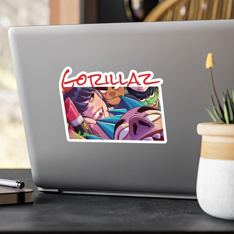 Gorillaz -kiss-cut Vinyl Sticker Decal - Etsy