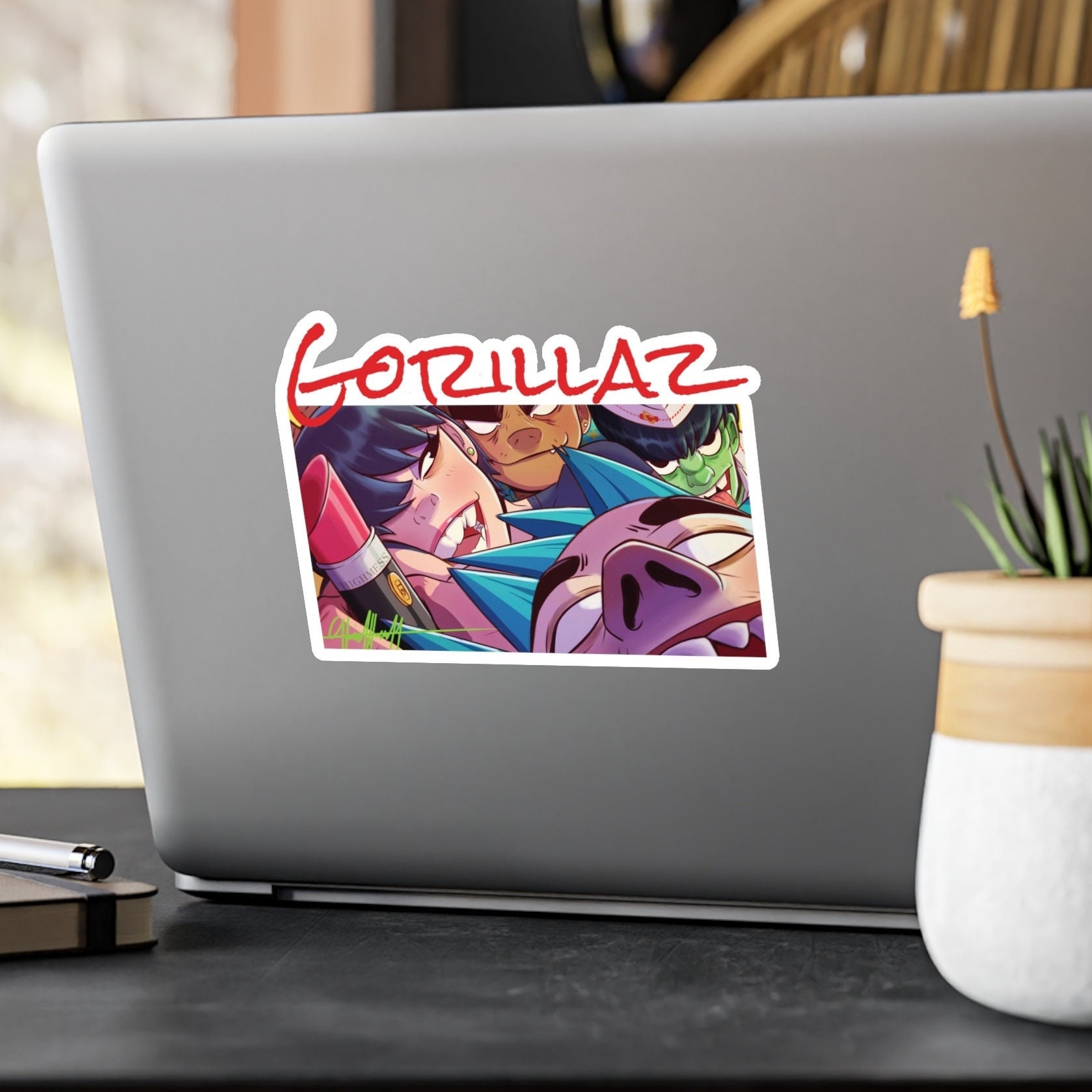 Gorillaz -kiss-cut Vinyl Sticker Decal - Etsy