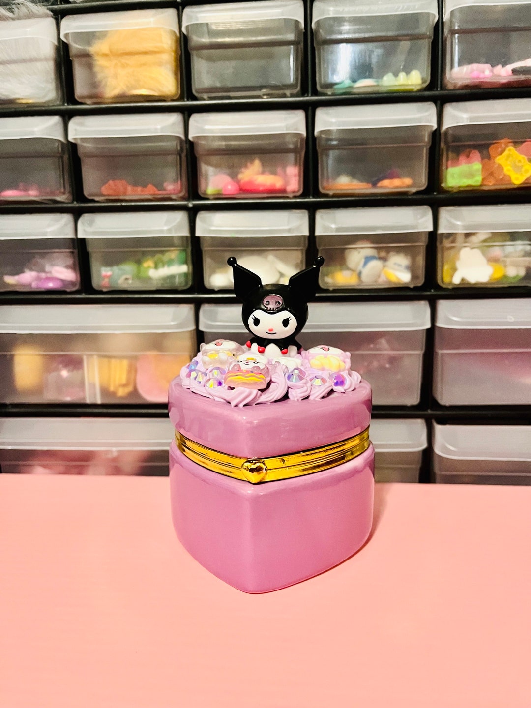 Kuromi Purple Trinket Box - Etsy