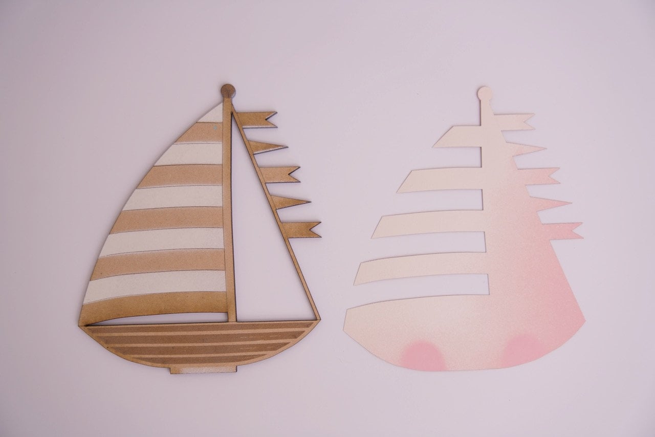 Table Top Sailboat With Stand Laser Cut File - Etsy