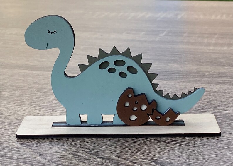Dino Name Plaque Combo SVG DXF IA Cut File - Etsy