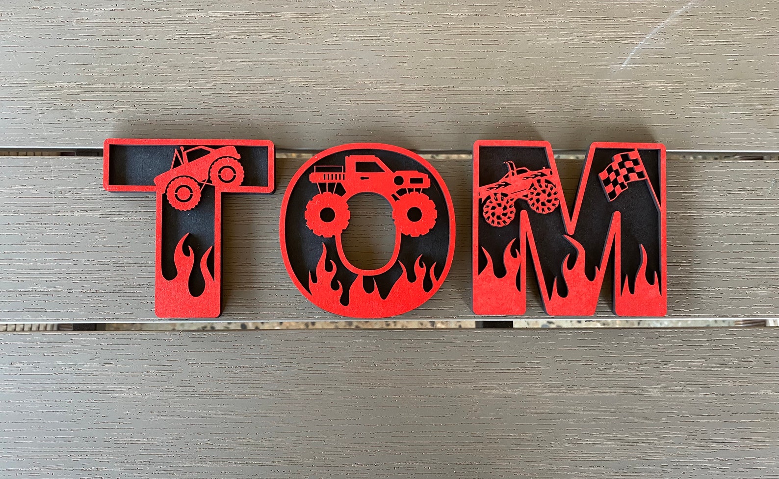 Monster Truck Alphabet Letters SVG DXF IA Cut File (laser or Cricut) - Etsy