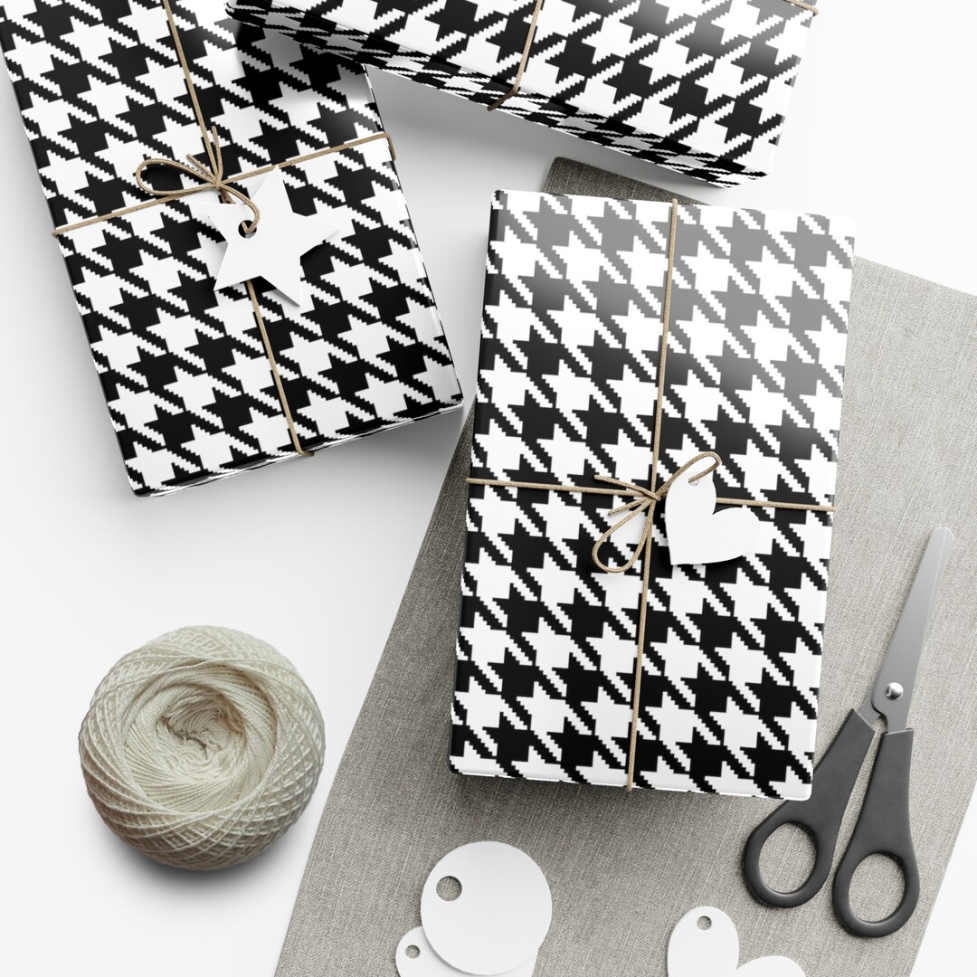Wrapping Paper Gift Wrap Gingham Pattern Birthday - Etsy