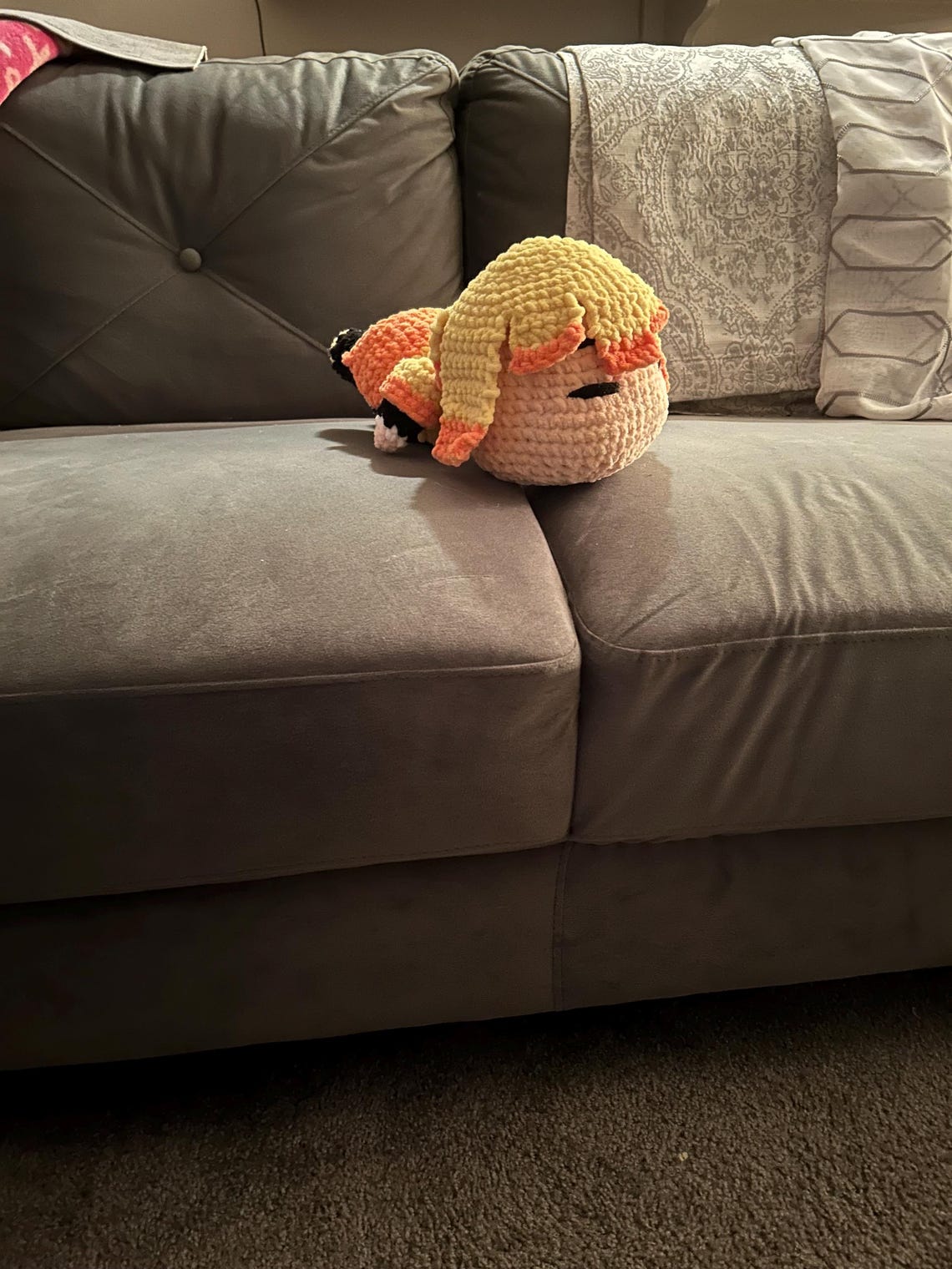 Sleep Zenitsu Crochet - Etsy