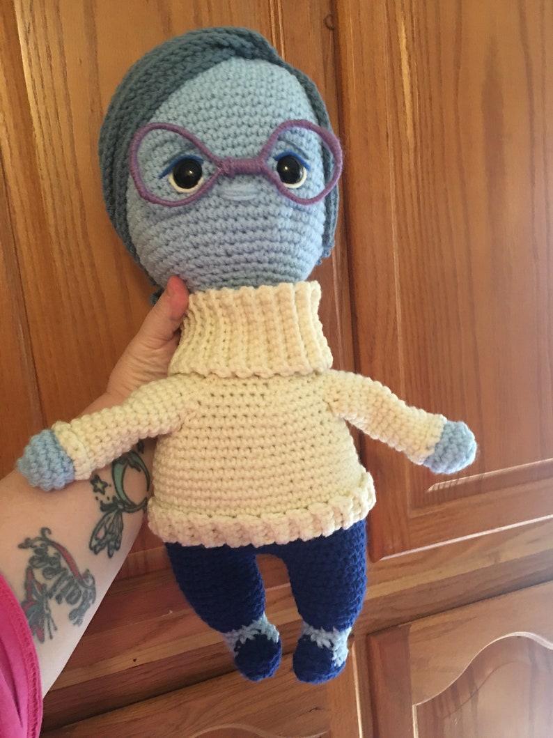 Inside Out Crochet Sadness - Etsy